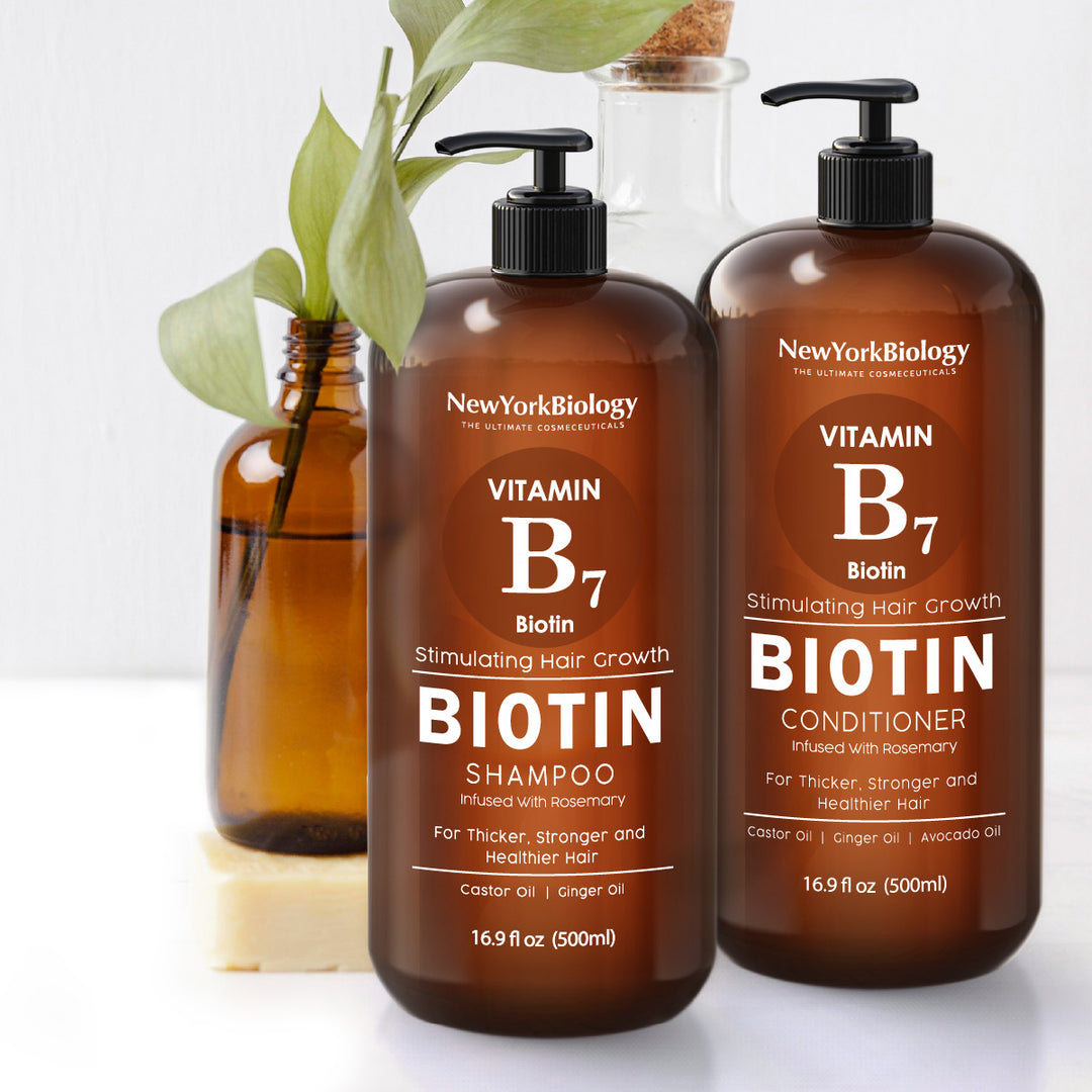 Biotin Shampoo and Conditioner Set 16 oz – New York Biology