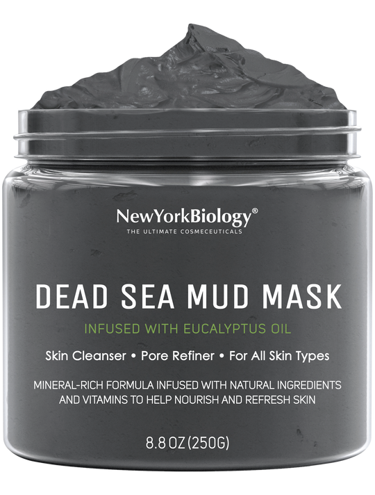 Dead Sea Mud Mask Infused with Eucalyptus - 8.8 oz – New York Biology